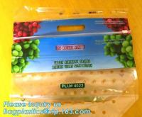 China Fresh Lettuce Salad Fruits Pouches BOPP Anti Fog Leafy Vegetables Packaging Bags, vegebag, Print Logo for sale