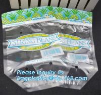 China Fresh Lettuce Salad Fruits Pouches BOPP Anti Fog Leafy Vegetables Packaging Bags, vegebag, Print Logo for sale