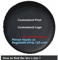 China Custom Car Wheel Spare Wheel Cover Tyre, Spare Tire Cover, PVC, PU, Oxford, Nylon, Pajero Spare Tire Cover for sale
