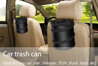 China Car Trash Bags Car Backseat Organizer Bag Cooler, Car Garbage Can, Storage Pockets, Collapsible Portable bin for sale