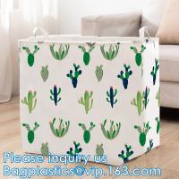 China Laundry Baskets with Easy Carry Handles, Hamper, Folding Washing Bins, Family Laundry Room Bathroom for sale