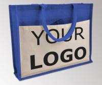 China Burlap Tote Bags Bulk Laminated Interior Jute Tote Bag Full Gusset With Inner Zipper Pocket, DIY Art Crafts for sale