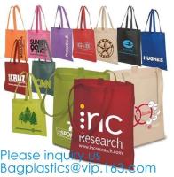 China Nonwoven fabric Grocery Tote, Reinforced Handle Heavy Duty Large Shopping, Kitchen Reusable box bags for sale