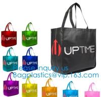 China Nonwoven fabric Grocery Tote, Reinforced Handle Heavy Duty Large Shopping, Kitchen Reusable box bags for sale