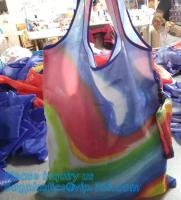 China Xlarge Handle Bags Reusable Washable Foldable Folding Reusable Shopping Bags, Groceries With Zipper Carrier for sale
