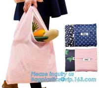 China Xlarge Handle Bags Reusable Washable Foldable Folding Reusable Shopping Bags, Groceries With Zipper Carrier for sale