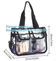 China Clear Bags, Stadium Approved, See Through Tote Bag, Shoulder Strap, Large Transparent Bag for sale