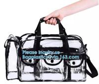 China Clear Bags, Stadium Approved, See Through Tote Bag, Shoulder Strap, Large Transparent Bag for sale