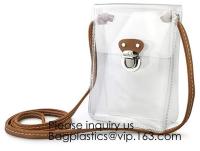 China Drawstring Bags, Waterproof Small Clear Bag For Stadium Colleges Sport Event Work Concert Security Approved for sale