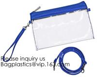 China Drawstring Bags, Waterproof Small Clear Bag For Stadium Colleges Sport Event Work Concert Security Approved for sale