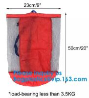 China Mesh Beach Bags Totes, Extra Large Pockets, Oversized Big Duffle Bag, net bags, Grocery Produce Pockets for sale