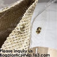 China Mesh Beach Bags Totes, Extra Large Pockets, Oversized Big Duffle Bag, net bags, Grocery Produce Pockets for sale