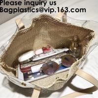 China Mesh Beach Bags Totes, Extra Large Pockets, Oversized Big Duffle Bag, net bags, Grocery Produce Pockets for sale
