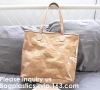 China Crossbody Fashion Tyvek Tote Bag, Tyvek Craft Paper Tote Bag, Storage, Travel, Promotion, Makeup Packing for sale