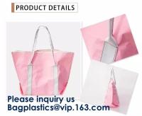 China Washable TYVEK Kraft Paper Shopping Bag Shoulder Handbag DuPont Paper Tote Bag With Cotton Linen Lining for sale