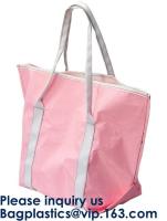 China Washable TYVEK Kraft Paper Shopping Bag Shoulder Handbag DuPont Paper Tote Bag With Cotton Linen Lining for sale