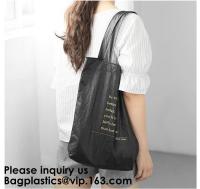 China Washable TYVEK Kraft Paper Shopping Bag Shoulder Handbag DuPont Paper Tote Bag With Cotton Linen Lining for sale