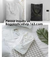 China Washable TYVEK Kraft Paper Shopping Bag Shoulder Handbag DuPont Paper Tote Bag With Cotton Linen Lining for sale