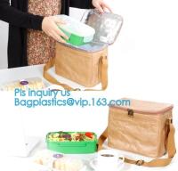 China Lunch Bag Insulated Large Tote Bag Reusable Thermal Food Container Durable Leakproof Snack Bags Lunch Bag for sale