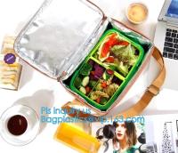 China Lunch Bag Insulated Large Tote Bag Reusable Thermal Food Container Durable Leakproof Snack Bags Lunch Bag for sale
