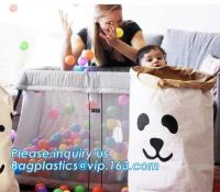 China le sac en papier bag, Kraft Paper Storage Linen Bag Kids Toys Clothing Organizer Basket Nursery Home Decor for sale