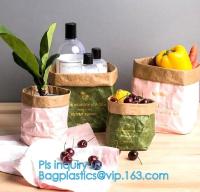 China Kraft Paper Storage Bag, Laudry Kraft Bags, Clothes Bags, Pack Recycled Brown Paper Bag, Drawer Organizer for sale