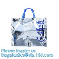 China PVC Lazaer Tote Bag, Holographic Rainbow Work Bag, Hologram, fashion bag, jewelry bag, Stadium Outdoor Beach for sale