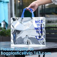 China PVC Lazaer Tote Bag, Holographic Rainbow Work Bag, Hologram, fashion bag, jewelry bag, Stadium Outdoor Beach for sale