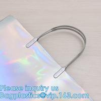 China Holographic Rainbow Handbag Reusable Bags, Gym Sports Security Travel Beach Lunch Box Restaurant Takeouts for sale