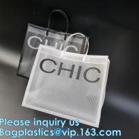 China Gift Bag, Promotional Clear Transparent PP Shopping Bag Hard Plastic Bag, Pp Tote Bag, Square Bottom for sale