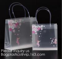 China Loop Handles, Shopping Bags With Gusset Cardboard Bottom, Frosted Merchandise Retail Bags, Gifts, Boutiques for sale