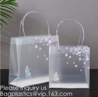 China Loop Handles, Shopping Bags With Gusset Cardboard Bottom, Frosted Merchandise Retail Bags, Gifts, Boutiques for sale