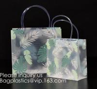 China Loop Handles, Shopping Bags With Gusset Cardboard Bottom, Frosted Merchandise Retail Bags, Gifts, Boutiques for sale
