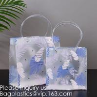 China Loop Handles, Shopping Bags With Gusset Cardboard Bottom, Frosted Merchandise Retail Bags, Gifts, Boutiques for sale