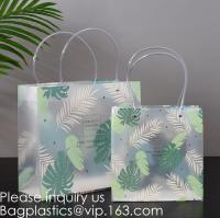 China Loop Handles, Shopping Bags With Gusset Cardboard Bottom, Frosted Merchandise Retail Bags, Gifts, Boutiques for sale