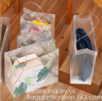 China Loop Handles, Shopping Bags With Gusset Cardboard Bottom, Frosted Merchandise Retail Bags, Gifts, Boutiques for sale