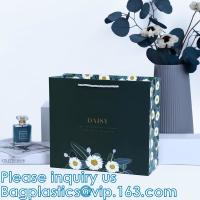 China Kraft Paper Bags Square Bags, Thick Paper Bag With Window For Wedding, Party, Birthday, Shopping, Flower Bags for sale