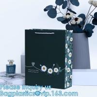 China Kraft Paper Bags Square Bags, Thick Paper Bag With Window For Wedding, Party, Birthday, Shopping, Flower Bags for sale