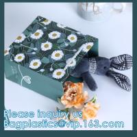 China Kraft Paper Bags Square Bags, Thick Paper Bag With Window For Wedding, Party, Birthday, Shopping, Flower Bags for sale