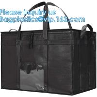 China Portable Lunch Oversized Outdoor Cooler Bag, Extra Large Heavy Duty Custom Reusable Tote Food Delivery Bag for sale