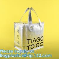China Aluminum Cooler Sealed Insulated Bag, Handle Thermal Lunch Bag, Hot Cold Bag, Transportation, Preservation for sale