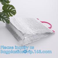 China Aluminum Cooler Sealed Insulated Bag, Handle Thermal Lunch Bag, Hot Cold Bag, Transportation, Preservation for sale