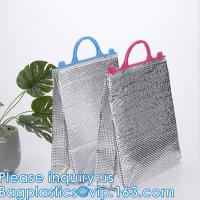China Aluminum Cooler Sealed Insulated Bag, Handle Thermal Lunch Bag, Hot Cold Bag, Transportation, Preservation for sale