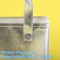 China Aluminum Cooler Sealed Insulated Bag, Handle Thermal Lunch Bag, Hot Cold Bag, Transportation, Preservation for sale