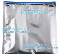 China Zip Lock Foil Thermal Sandwich Bags, Reusable Insulated Easy Closure Hospital Medicine, Wine Insulated Bag for sale