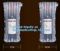 China Inflated Wine Bottle Protector Bags, Sleeves Glass Travel Transport, Air Filled Column, Leakproof Cushioning for sale