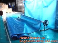 China Outdoor Swimming Pool Solar bubble spa Cover, Blanket For Home Residential Pools with reel roller for sale