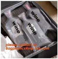 China Reusable Wine Bottle Protector, Air Bubble Cushion, Travel Sleeve Case, Leak-proof Safety Impact Resist for sale
