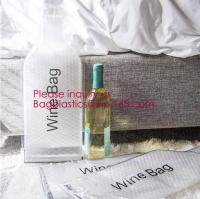 China Reusable Wine Bottle Protector, Air Bubble Cushion, Travel Sleeve Case, Leak-proof Safety Impact Resist for sale