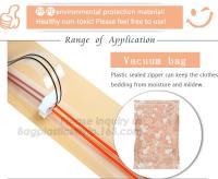 China Vaccuum Double Zipper Seal, Slider Zipper Seal, Plastic Zipper, Zipper Extruder Machine, Zipper Making Mould for sale